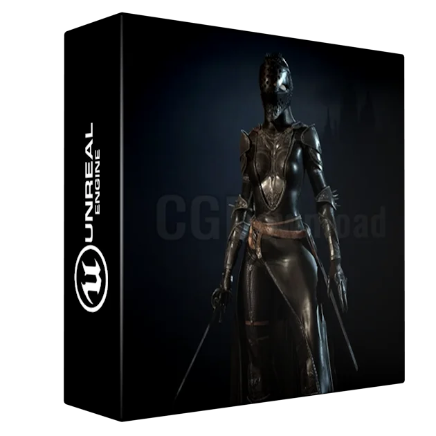 Dark lady - Assets Unity and Unreal Engine 4, 5