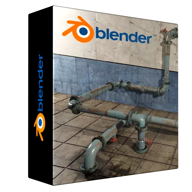 Geometry node pipes - Assets Unity and Unreal Engine 4, 5